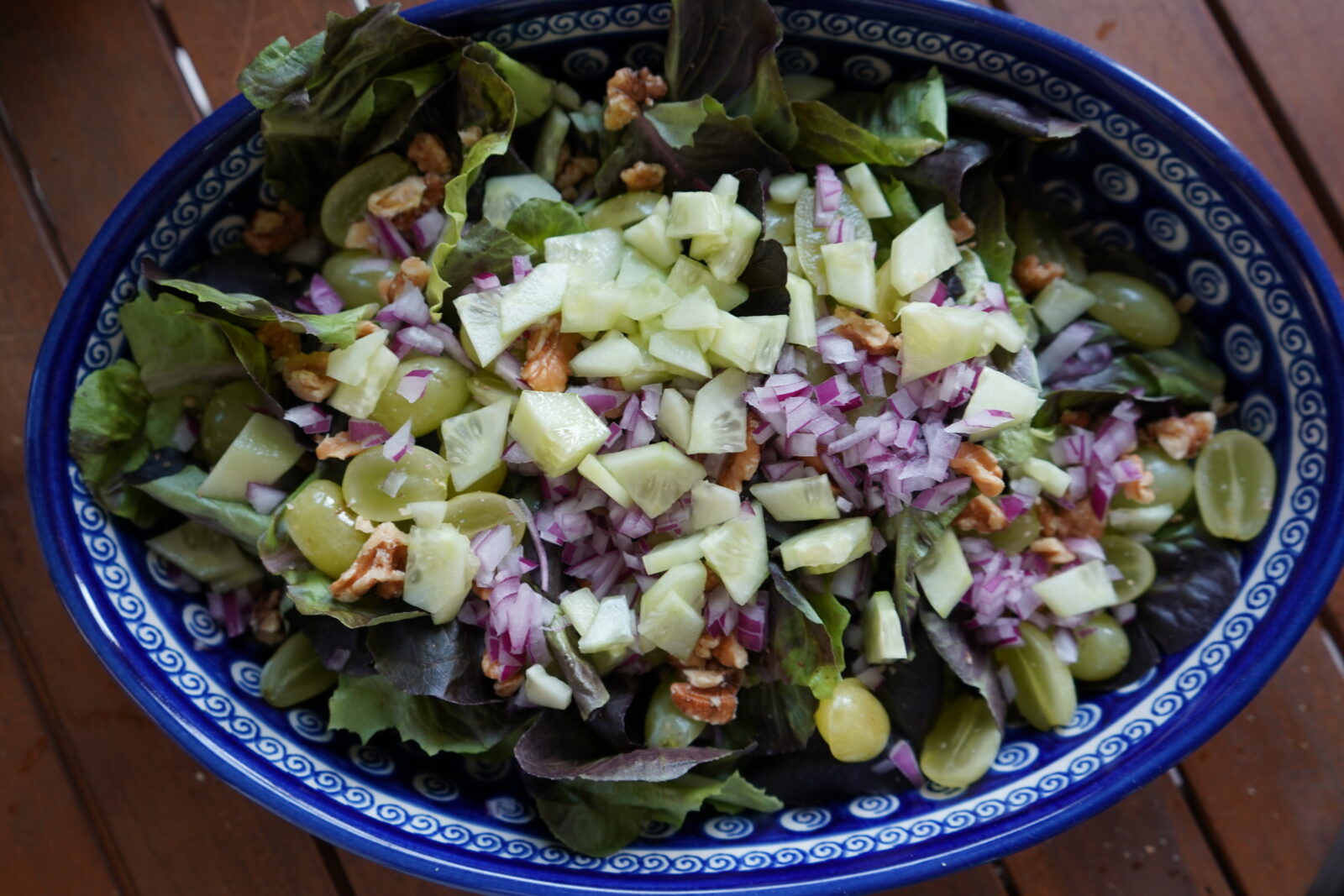 Dill & Grape Salad Recipe - With Tahini Dressing - britstable.com