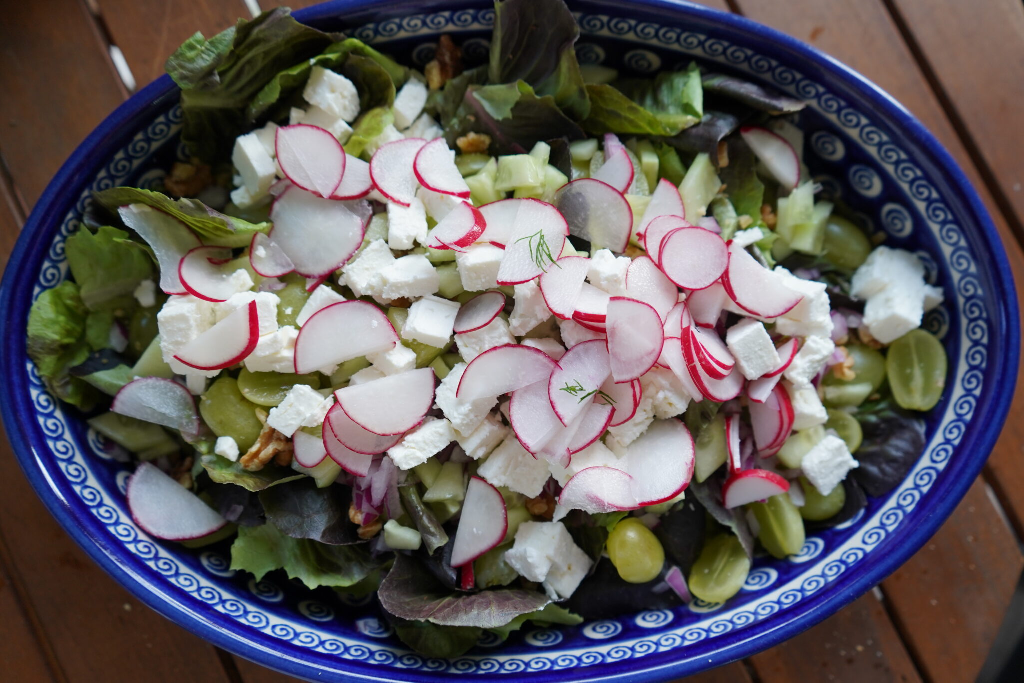 Dill & Grape Salad Recipe - With Tahini Dressing - britstable.com