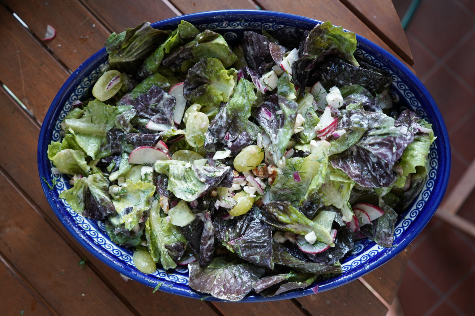 Dill & Grape Salad Recipe - With Tahini Dressing - britstable.com